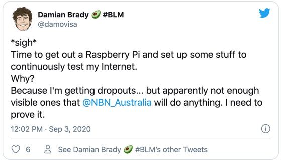 Tracking my Internet with a Raspberry Pi